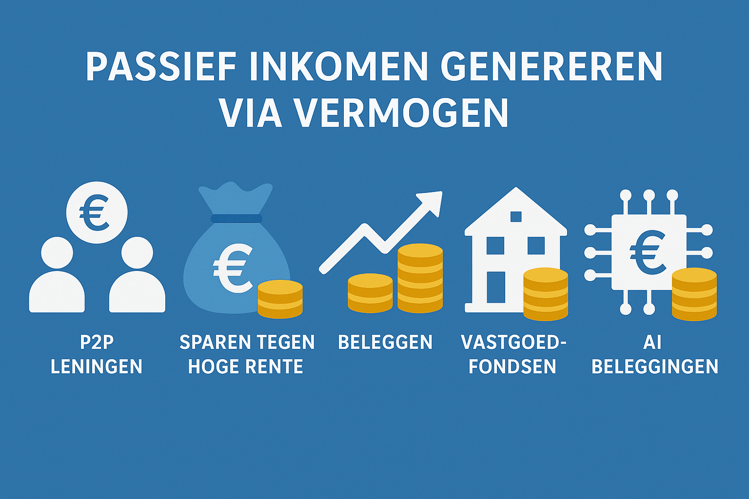 Passief inkomen genereren: 10 Slimme manieren voor 2026 | Vergelijk en ...